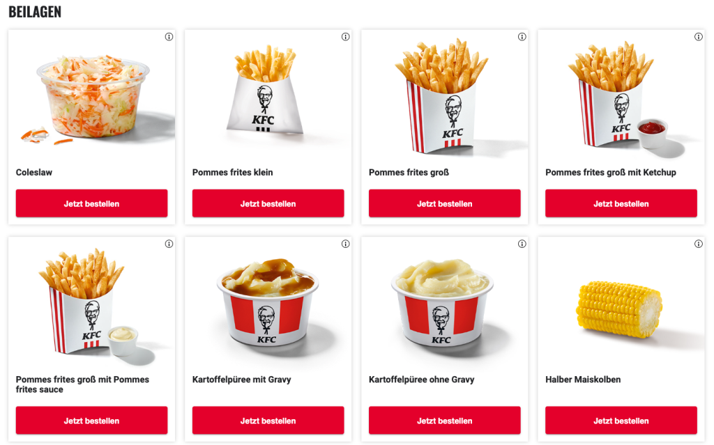 KFC Preise 2024 | Mit aktualisierter Preisliste